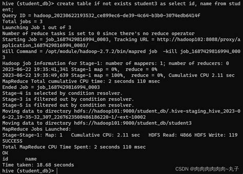 大数据应用——hive实验hive部署实验分析 Csdn博客 大数据应用——hive实验hive部署实验分析 Csdn博客