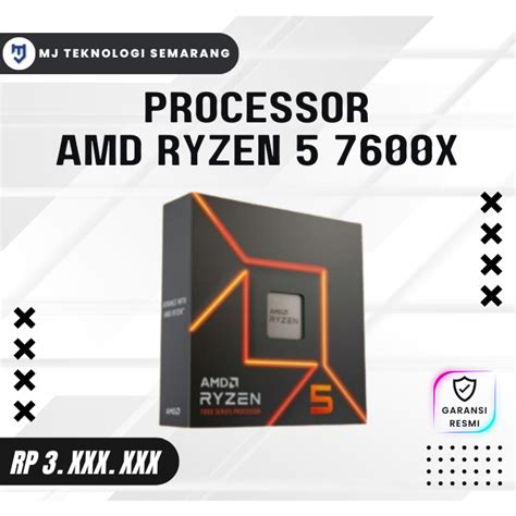 Jual Processor AMD Ryzen 5 7600X Shopee Indonesia