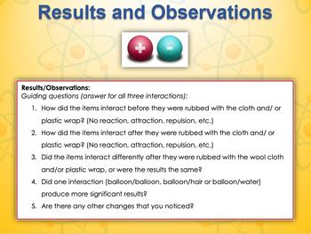 Static Electricity Experiment Powerpoint By Hands On Hearts Full