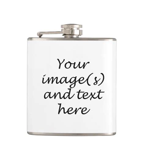 create your own flask zazzle
