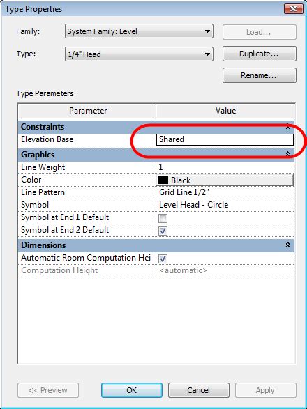 Solved Revit 2011 100 0 Datum Elevation Autodesk Community