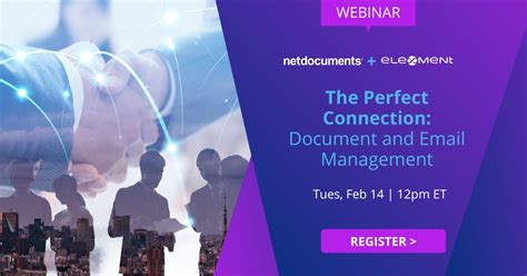 Alan Byrd On Linkedin Netdocuments Webinar The Perfect Connection