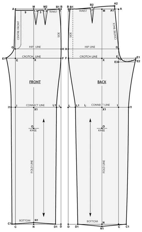 Basic Trousers With Pleats Pants Pattern Trouser Pattern Pants Pattern Free