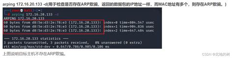 kali工具熟悉——存活主机识别 csdn博客