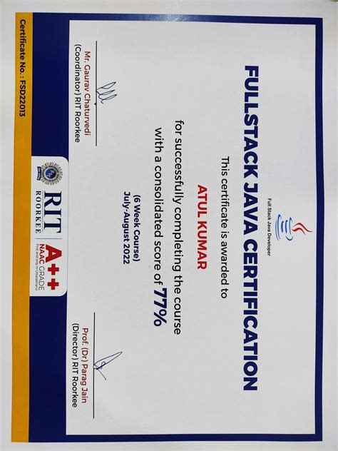 atul kumar on linkedin fullstackdeveloper