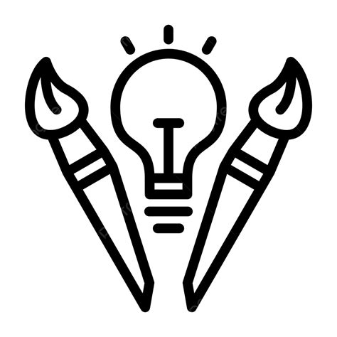 Creative Workshop Line Icon Vector Creative Workshop Icon Creative Workshop Meeting Png And