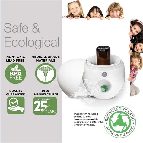 Airburst Waterless Cordless Essential Oil Aroma Nebulizer Diffuser