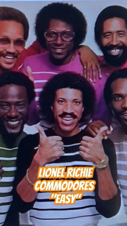 Lionel Richie Commodores Easy Like Sunday Morning Lionel Richie And