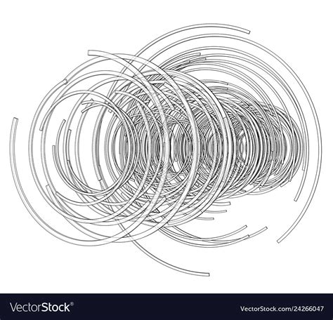 Abstract Futuristic Hud Object Royalty Free Vector Image