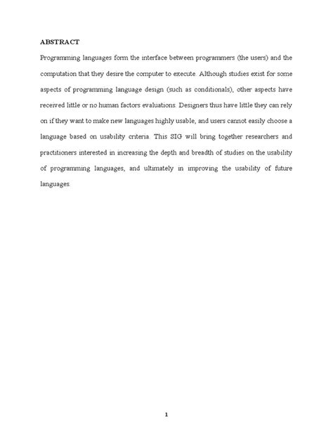 Usability Of Computer Programming Language Pdf Usability Human
