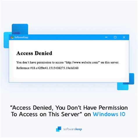 Fix You Dont Have Permission To Access On This Server