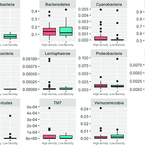 Box Plot Comparisons Of Microbiota Relative Abundance At The Phylum Download Scientific Diagram