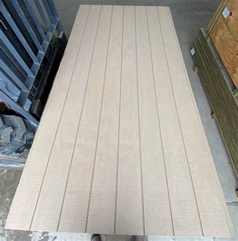 Utility Cladding 2440x1200x12mm Pre Primed Grooved Plyguy