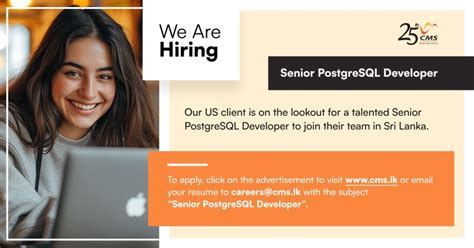 Senior Postgresql Developer Cms Cms