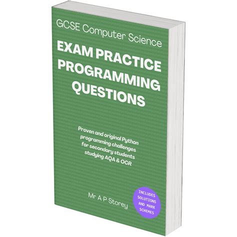 Gcse Computer Science Exam Practice Programming Questions A Paperback Book By Mr A P Storey