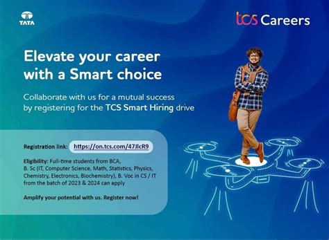 Tcshiring Smarthiring Careeropportunity Bca Bscit Batch2023 Batch2024 Techjobs