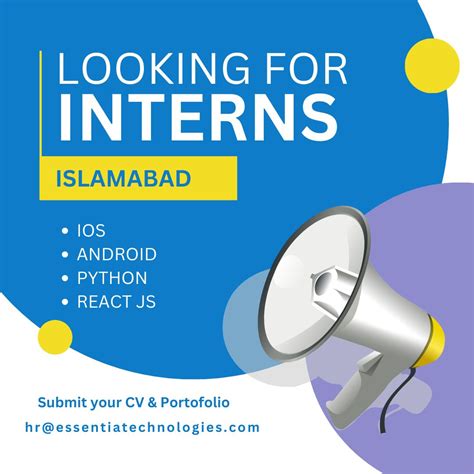 🚀 Were Hiring Interns 3 Months Internship Program 🚀 Join Our Fast Growing Tech Team In