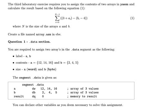 Solved Text Assembly Language The Third Laboratory Exercise Requires