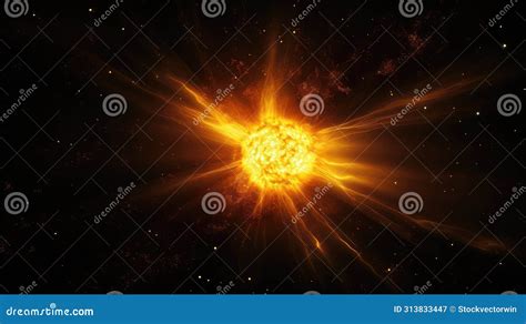 Explosion Exploding Sun Stock Illustration Illustration Of Radiant
