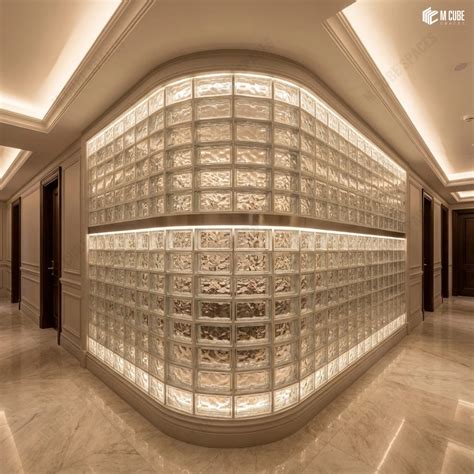 Mcs Gb 103 Decorative Glass Brick For Light Diffusing Walls And Partit