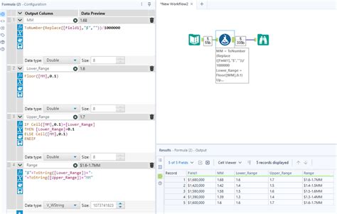 Rounding Formula And Range Alteryx Community