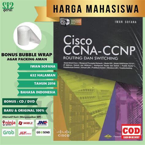 Harga Mahasiswa Buku Cisco Ccna Ccnp Routing Dan Switching Iwan Sofana