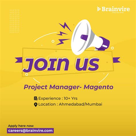 rushali pandit on linkedin hiring projectmanagermagento
