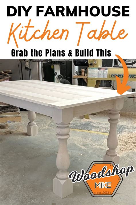 Farmhouse Dining Table With Breadboard Ends Plans Woodshop Mike