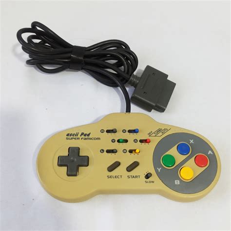 Ascii Pad Super Famicom Sfc Snes Super Nes Controller Used Tested Works Well Shopee