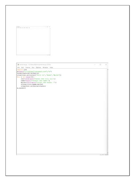 Create A Csv File Using Writerow Function In Python Pdf