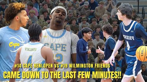 14 Cape Henlopen Vs Ryan Tattersall And 19 Wilmington Friends Was Close Who Will Advance