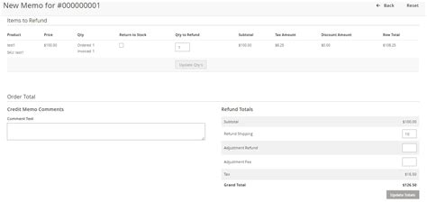 incorrect tax showing for online credit memo · issue 26284 · magento