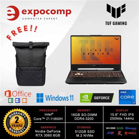 Jual Asus Tuf Gaming F Fx Hm I B T O Black Core I Shopee Indonesia