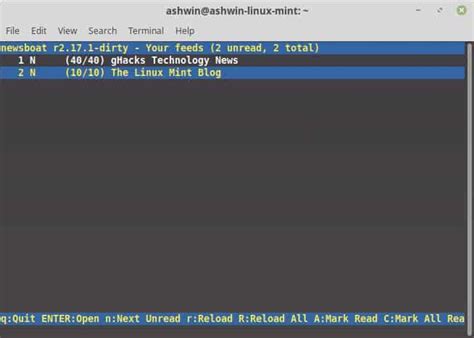 Newsboat Is A Command Line Based Rss Feed Reader For Linux Ghacks