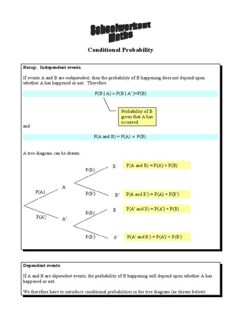 Counting Probablity 3 Conditional Pdf