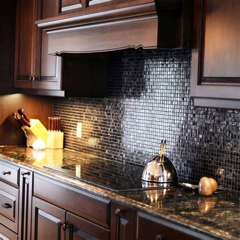 Backsplash Ideas For Black Granite Countertops And Cherry Cabinets