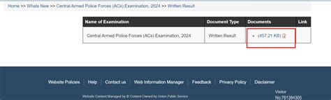 Upsc Capf Ac Result 2024 Out Download Pdf Now Pwonlyias