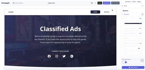 Loopple On Linkedin Html React Bootstrap Tailwindcss