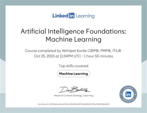 Abhijeet Korde Cbip® Pmp® Itil® On Linkedin Certificate Of Completion