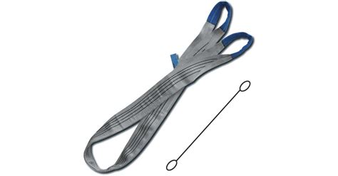 Beta 8157 2 T4 4 T Szürke Emelőheveder Kétrétegű Lapos Szalag Erősített Karikákkal Nagy