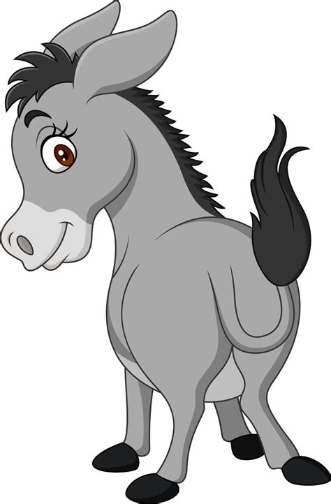 Cartoon Happy Donkey Showing Ass 8733785 Vector Art At Vecteezy