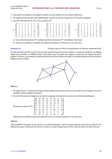 Th Orie De Graphe Exercice Corrig Hot Sex Picture