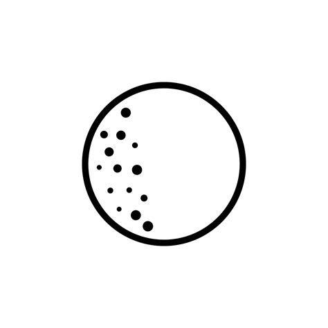 Full Moon Sign Vector Icon Illustration 23197650 Vector Art At Vecteezy