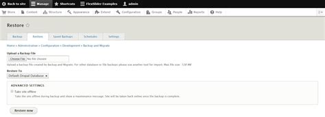 how to back up drupal site anyforsoft