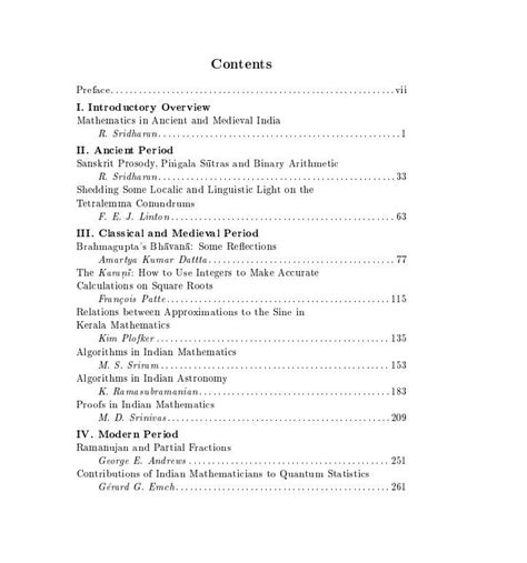 Contributions To Indian Mathematics