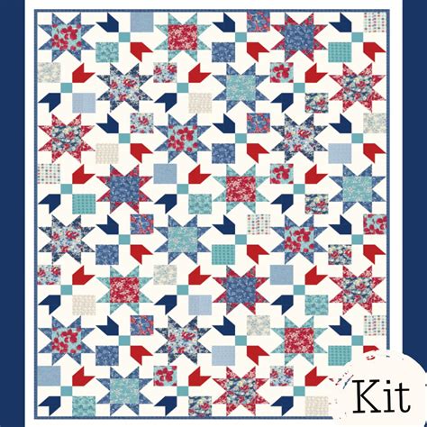 Nora Quilt Kit Featuring Time And Again From Moda Fabrics Etsy