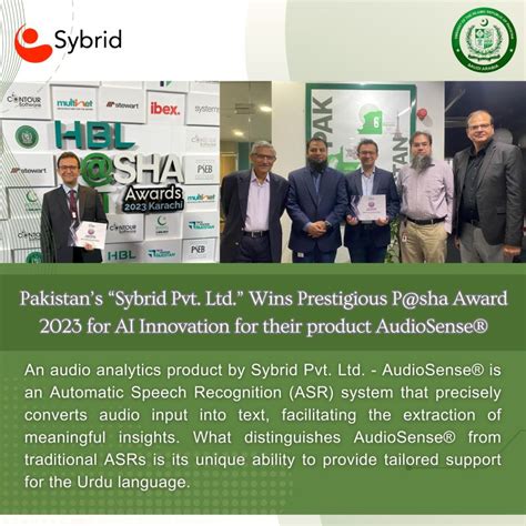 This Acknowledgment Underscores Sybrid Private Limited A Lakson Group Companys Resolute