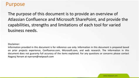 Confluence Vs Sharepoint Compared Ppt