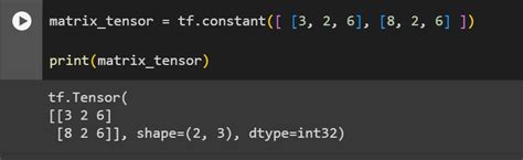 tensors in tensorflow
