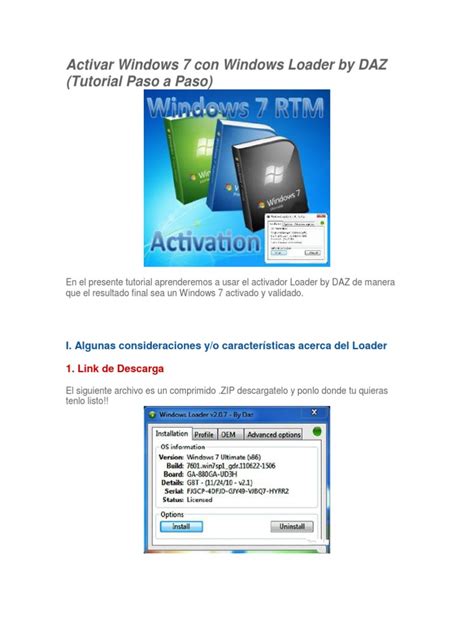 pdf activar windows 7 con windows loader dokumen tips